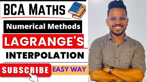 Lagranges Interpolation Formula I Lagrange Interpolation I Lagrange