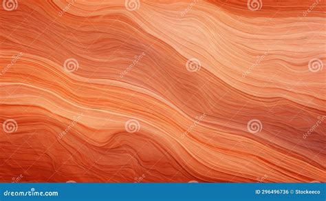 Abstract Laminate Texture Red And Orange Wavy Pattern In Colored Stone Stock Illustration