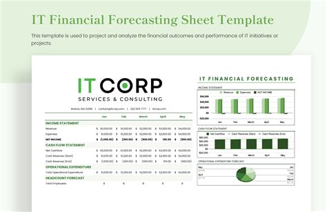 IT Financial Forecasting Sheet Template In Excel Google Sheets Download Template Net
