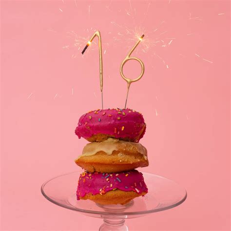 Tops Malibu Number Sparkler Candle Sugar Blossom Bake Shop