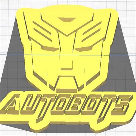 🏠 Autobots Logo・ Stl File For ・cults