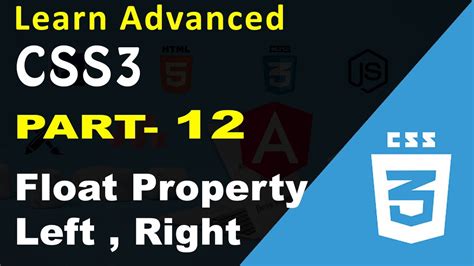 Css Float Property In Hindi Learn Advanced Css3 Tutorial In Hindi 2020 Youtube