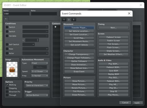 rpg maker mv using images in events utm game design techniques wiki