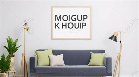 3d 배경은 소파가 있는 세련되고 아늑한 거실에 시뮬레이션된 빈 포스터 프레임을 추가합니다 거실 배경 포스터 프레임 배경 포스터 배경 이미지 Hd 거실 포스터