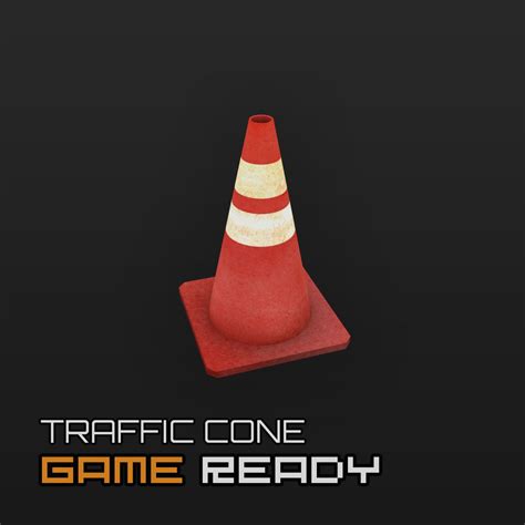 교통 콘 3d 모델 5 Dae Obj Fbx 3ds Blend Unknown Free3d