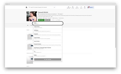 Editing Your Name Academia