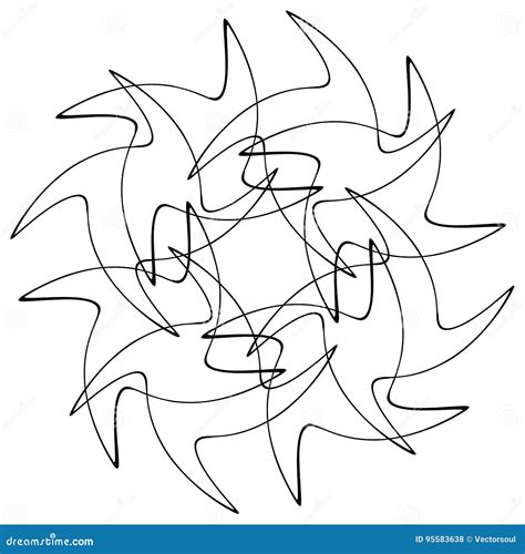 Different Linear Geometric Objects Random Intersecting Lines Forming