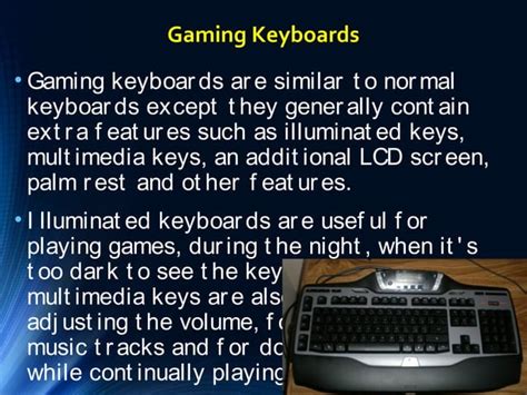 Types Of Keyboards PPT