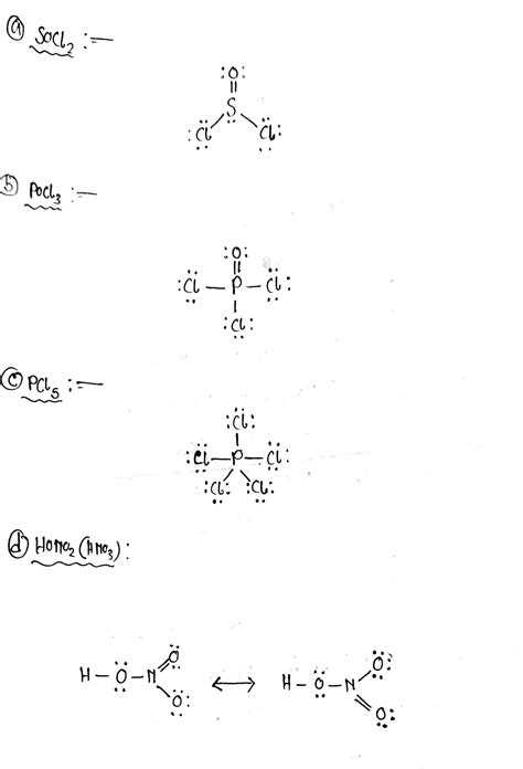 Solved Determine The Lewis Structure For Each Of The Following A SOCI2 Course Hero