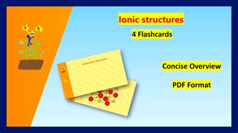 Ionic Structures Flashcards Teaching Resources