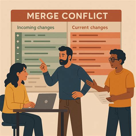 merge conflicts must be resolved together a devops rule worth