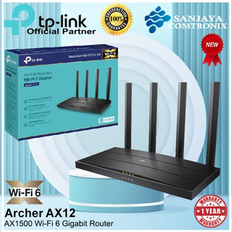 Promo Tp Link Archer Ax Ax Wifi Gigabit Router Jakarta Pusat Sanjaya Comtronix