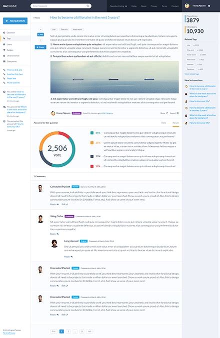 Question And Answer Wordpress Theme Qaengine