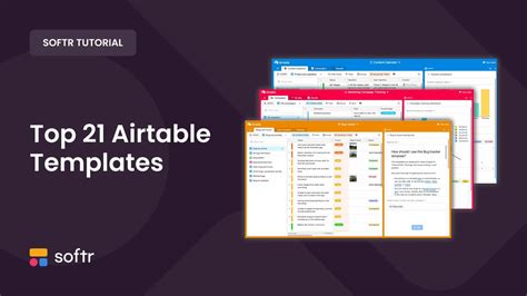 Top 21 Airtable Templates To Streamline Your Work Youtube
