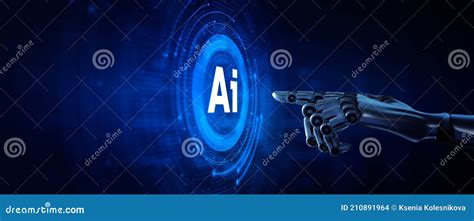 ai machine deep learning neural network cyber brain modern technology concept robotic hand