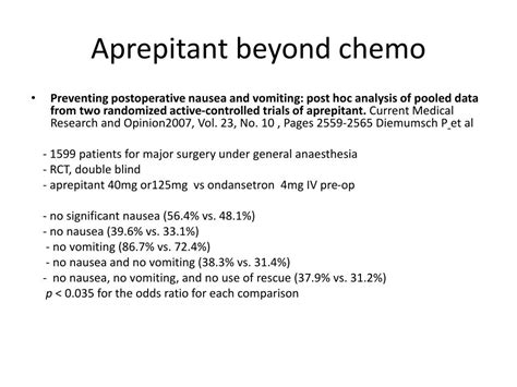 Ppt Fosaprepitant And Aprepitant Powerpoint Presentation Free Download Id 6913202