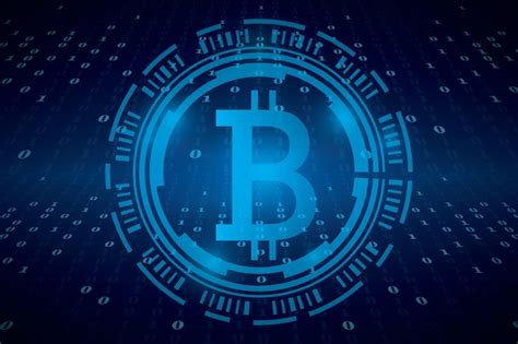 Premium Vector Bitcoin Digital Currency Futuristic Digital Money Technology Worldwide Network