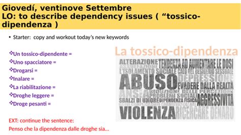 Tossico Dipendenza Social Issues Dependency Future Lifestyle Italian