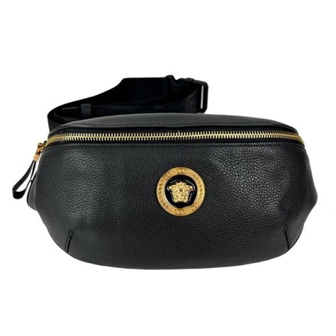 베르사체 골드 라 메두사 블랙 크로스바디 벨트백 23697083 럭셔리한