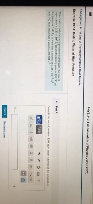 Solved Phys 212 Fundamentals Of Physics 2 Fall 2020