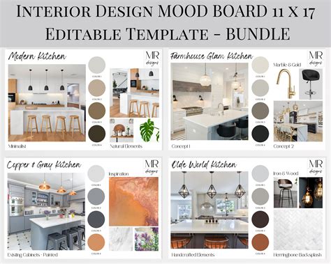 Interior Design Mood Board Template Mood Board Template Interior