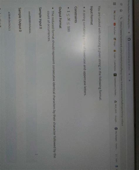 You Are Tasked With Reducing A Given String StudyX