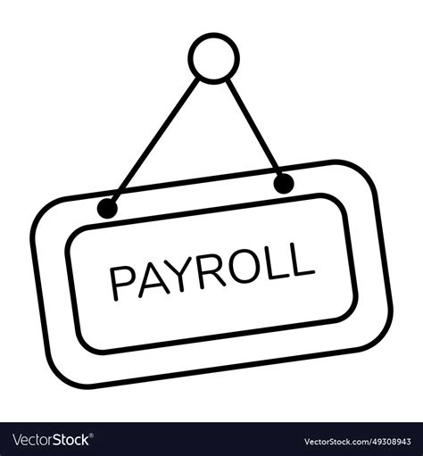 Payroll Royalty Free Vector Image Vectorstock