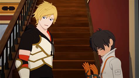 Rwby Oscar Rwby Manga Red Like Roses Rwby Fanart Game Trailers Save Image Amity Happy