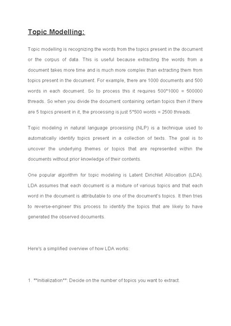 Topic Modelling Nlp Topic Modelling Topic Modelling Is Recognizing