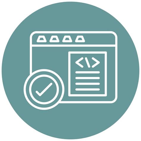 Premium Vector Vector Design Code Correction Icon Style