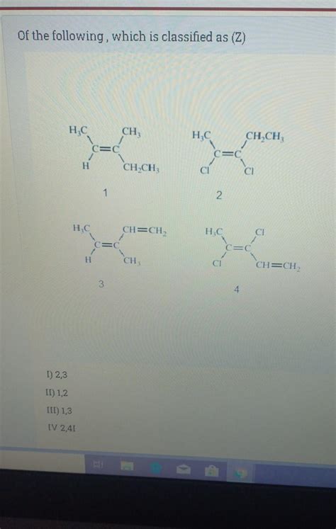 Solved Of the following which is classified as Н С CH Chegg com
