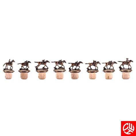 Blantons Bourbon Complete Genuine Set Of 8 Bottle Stoppers Best Match