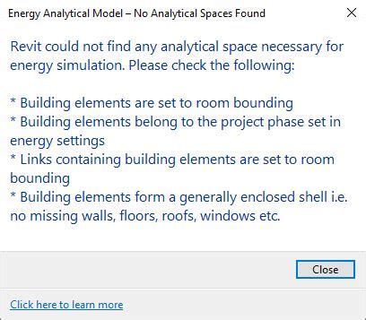 Solved Failed To Run Energy Analysis Autodesk Community