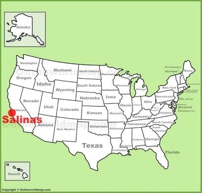 Salinas Map California Us Discover Salinas With Detailed Maps