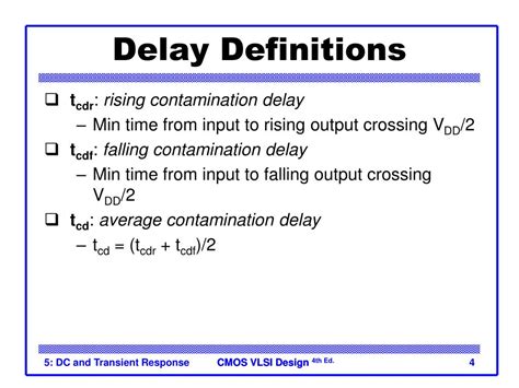 Ppt Lecture 4 Delay Optimization And Logical Effort Powerpoint