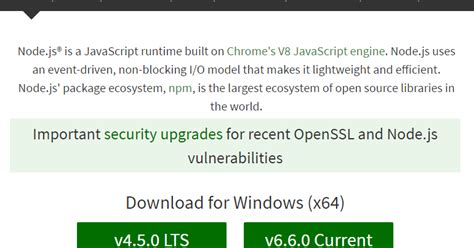 Installing Node Js On Windows Mac And Linux