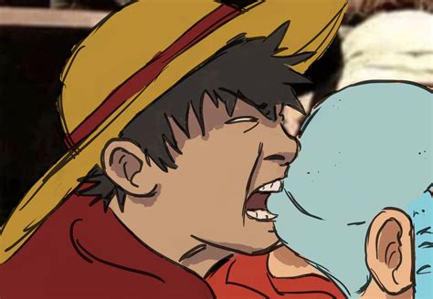 Redraw I Did Of Some Guy Biting A Bald Dudes Head R Memepiece