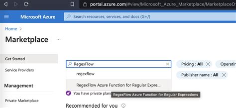 how to buy and deploy the regexflow managed application regexflow