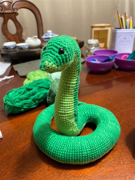My First Design — Fibonacci Snake Ramigurumi