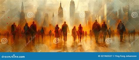 Futuristic Cityscape With Pulsating Dots And Flowing Waves Technology
