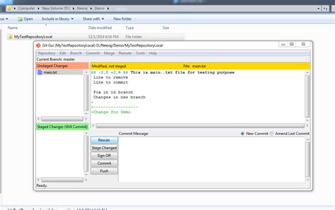 INTEGRATIONS Basic Git Operations With GIT GUI For Windows User