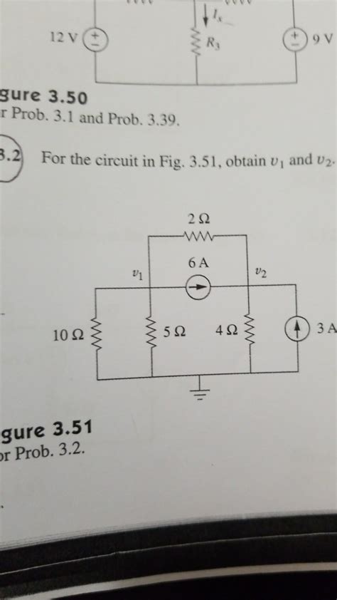 Solved Chapter 3 In The Circuit Of Fig 3 49 Current I Is
