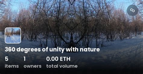 360 Degrees Of Unity With Nature Collection Opensea