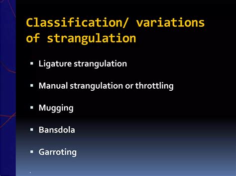 Strangulation A Forensic View Pptx