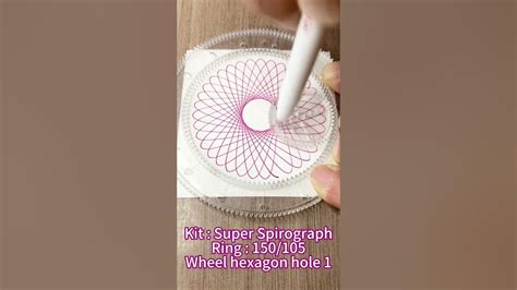 Simple Spirograph Design Satisfying Asmr Videospirograph Shorts