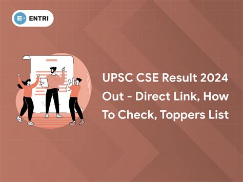 UPSC CSE Final Result Link How To Check Toppers List