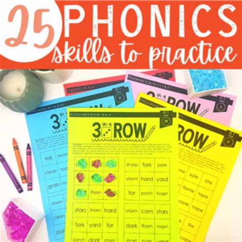 1st Grade Phonics Three In A Row No Prep Phonic Games El Education
