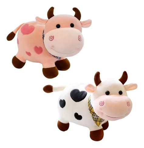 Set 2 Peluches De Vaquitas Calidad Premium Regalo Bebe Mercadolibre