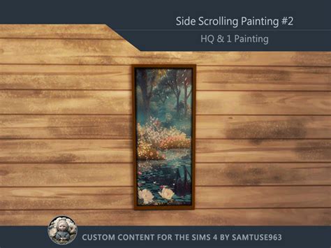 HQ Side Scrolling Painting Samtuse Screenshots The Sims Build Buy CurseForge
