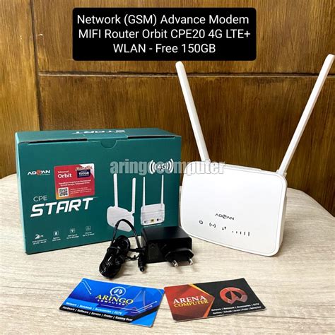 Jual Advance Modem Mifi Router Orbit Cpe20 4g Ltewlan Free 150gb